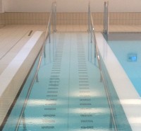 Pool ramp is the best way to enter the therapy pool. Read more.